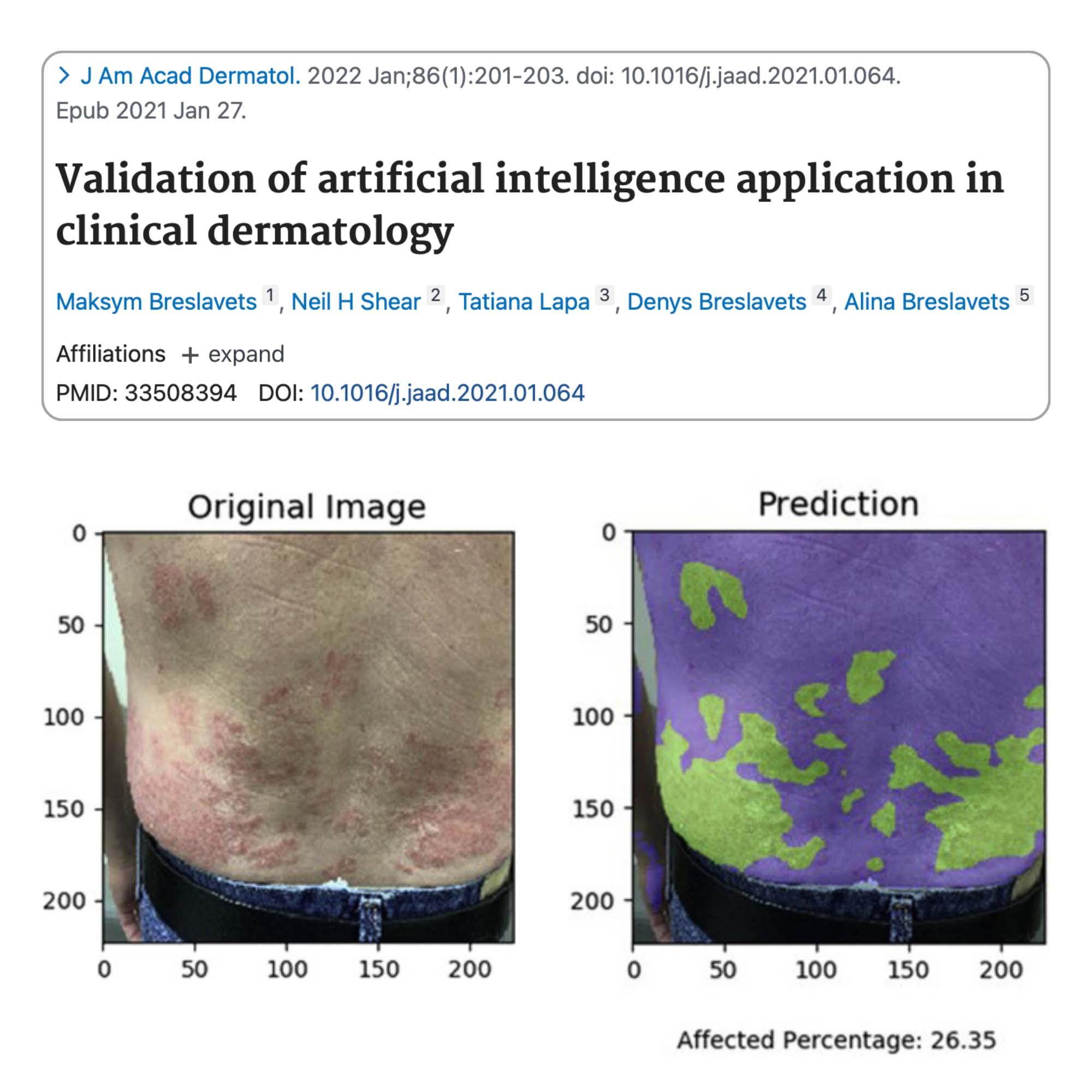 Dermi.ai - Validation of Artificial Intelligence Application in ...